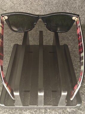 Ray‑Ban | Accessories | Rayban Rb24 1147 Wayfarer Black Plaid Interior ...